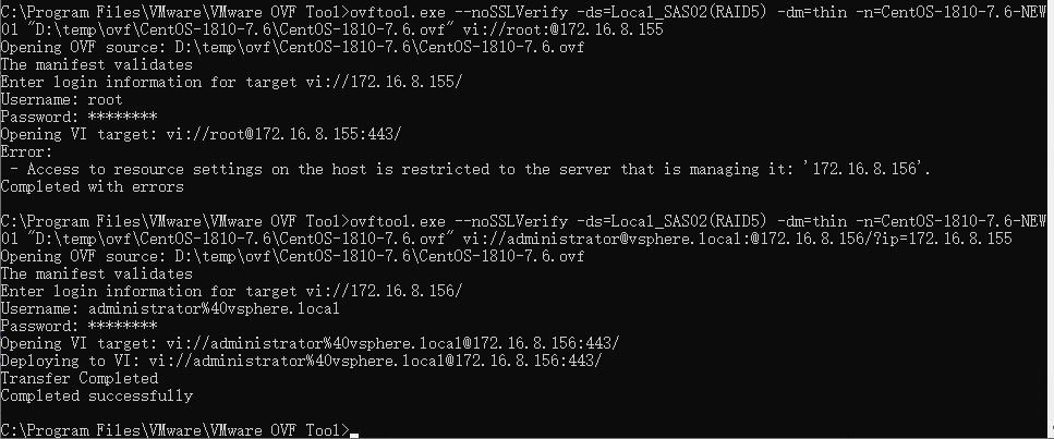VMware OVF Tool工具将虚拟机导出为OVF/OVA文件 - VMware技术 - PowerShell